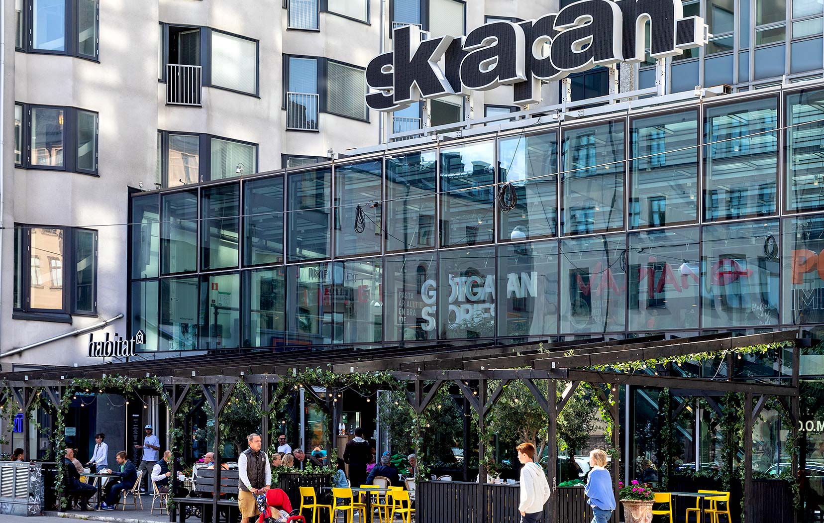 Skybar och galleria på Söder i Stockholm - Skrapan